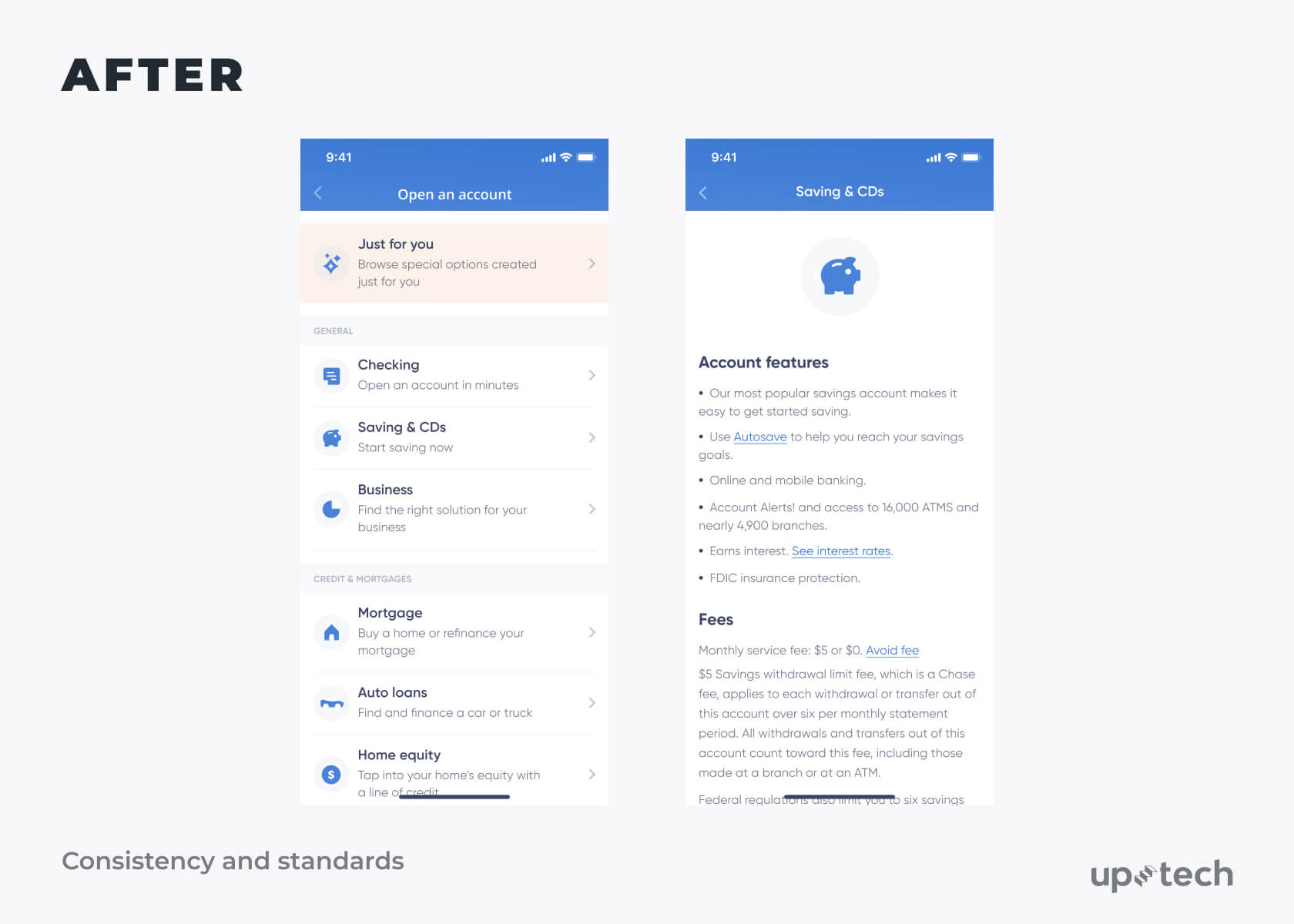 Heuristic analysis of Chase for business app — a UX case study | Uptech